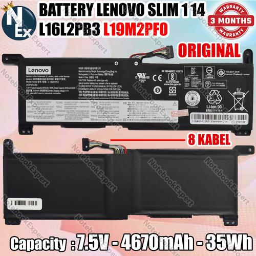Jual BATTERY for Ideapad Slim 1-14AST-05 1-14 L19M2PF0 ORIGINAL ...