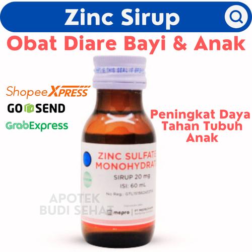 Jual Zinc Sulfate Sirup 20mg/5mL - Kota Bandung - BudiSehat | Tokopedia