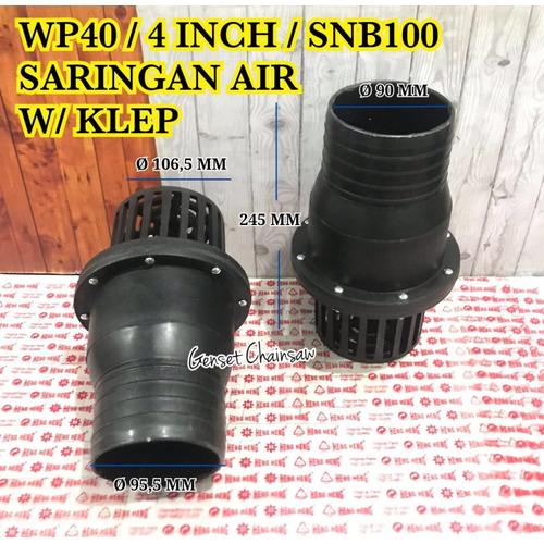 Jual Saringan Air 4'' +Klep Tabok 4 In Pompa Irigasi WP40 SNB100 Water ...
