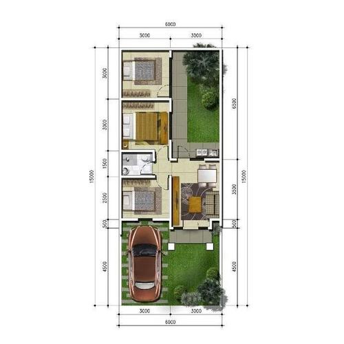 Jual Desain denah rumah dengan style baru dan modern - Kab. Sidoarjo ...
