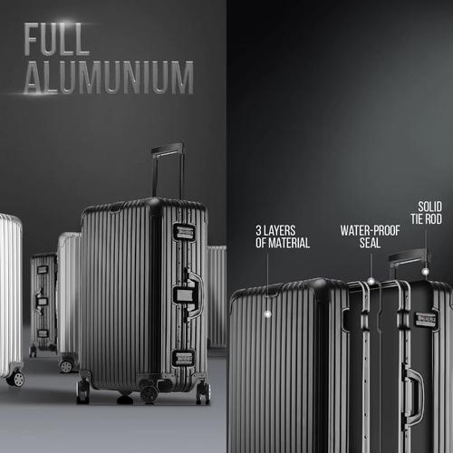 Jual ROAMING B002 Koper FULL ALUMINIUM ANTI PECAH 20 Inch 24 Inch 28 ...