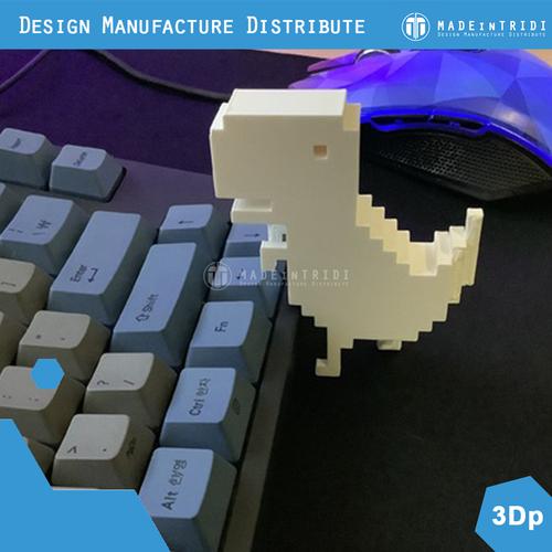 Jual Google Chrome 8 Bit T Rex Dino Action Figure Dinosaurus Pixel 3D ...