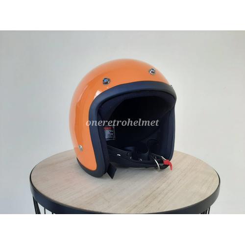 Jual helm slim head orange - Orange, S - Kab. Mojokerto ...