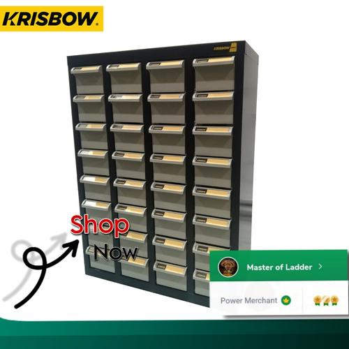 Jual Lemari Perkakas Bengkel Tool Cabinet 32 DRAWER 46X22X64 CM Krisbow ...