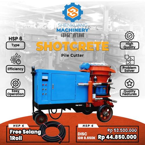 Jual MESIN SHOTCRETE BASAH / MESIN ALIVA / MESIN CONCRETE SPRAYING HSP ...