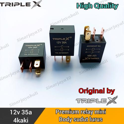 Jual Mini relay 4 kaki rellay 4kaki kecil stater pemutus lampu starter ...