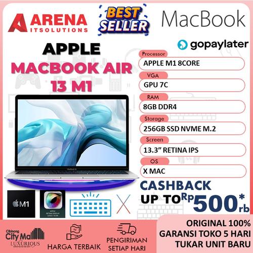 Jual IBOX MGN63ID APPLE MACBOOK AIR 13 M1 8C CPU 8GB 256SSD 7C GPU OS X ...