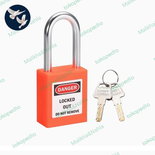 Jual Loto safety padlock thermoplastic red 38 mm lockout tagout ...