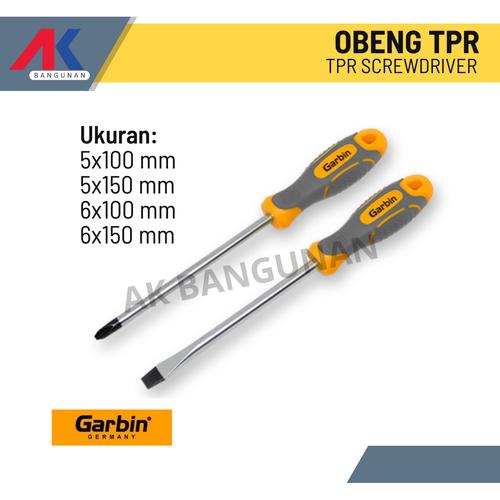 Jual GARBIN Obeng TPR Ujung Bermagnet Seri Experten 5-6 mm X 100-150 mm ...