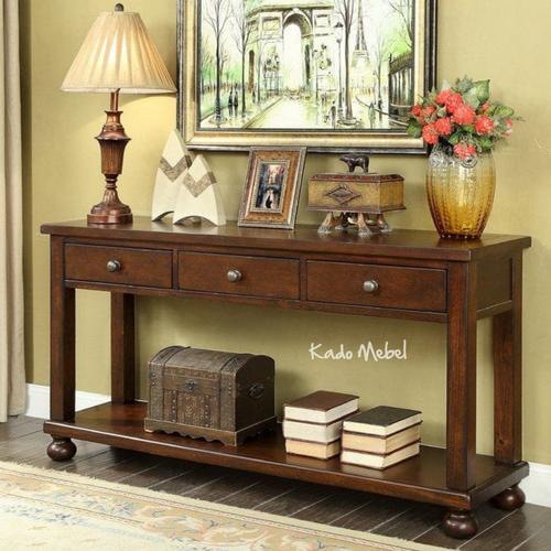 Jual meja konsol minimalis meja console jati - Kab. Jepara - kado mebel ...