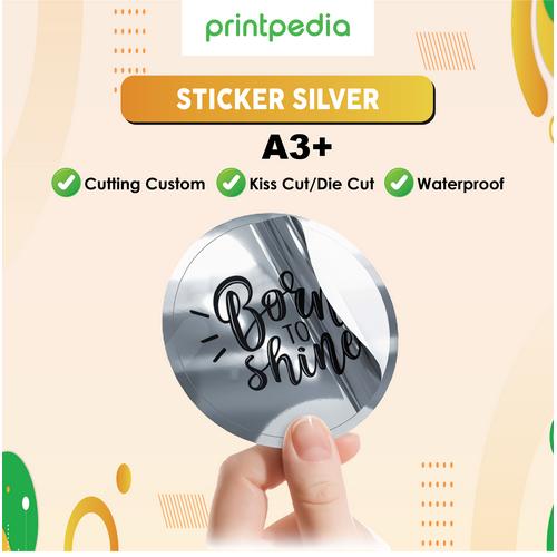Jual Sticker Silver Custom A3+ / Stiker Silver Metallic / Stiker ...