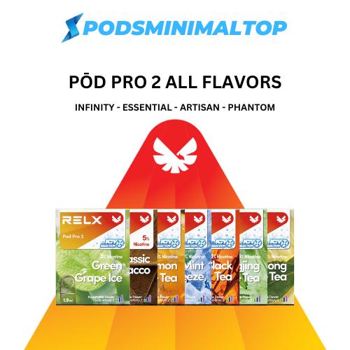 Jual Relx Essential & Infinity Pod Pro 2 All Flavors Authentic (For ...