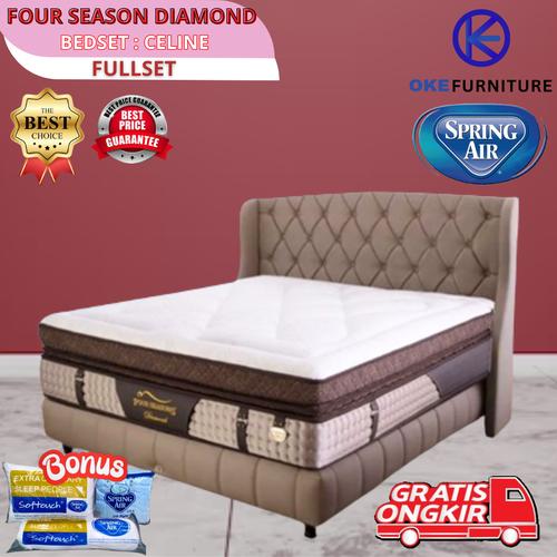 Jual Full Set kasur Spring Air Springbed Diamond (HB Caline) - Tempat ...