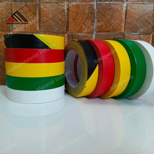 Jual Lakban Lantai 1 inch 24mm x 33m | Lakban Vinyl PVC Floor Marking Tape - Kuning - Kab ...