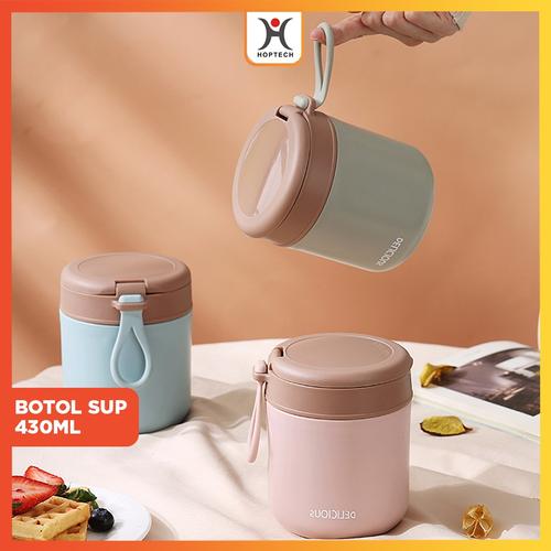 Jual TEMPAT SUP BOTOL CANGKIR SUP UKURAN 430ML PORTABLE SOUP BOTTLE ...