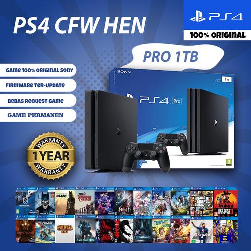 Jual PS4 PRO CFW HEN 1TB FULL GAME - 1TB HEN, TANPA STICK - Jakarta ...