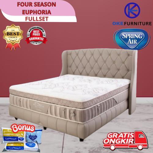 Jual FULL SET Kasur Spring Air Spring Bed Four Seasons EUPHORIA ...