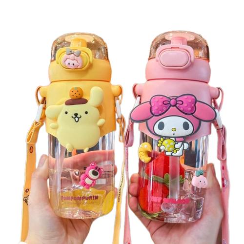 Jual Botol Minum Sanrio Tritan Premium Botol Air Cinnamoroll 2in1 Kuromi - Kuromi, Tanpa Bubble ...
