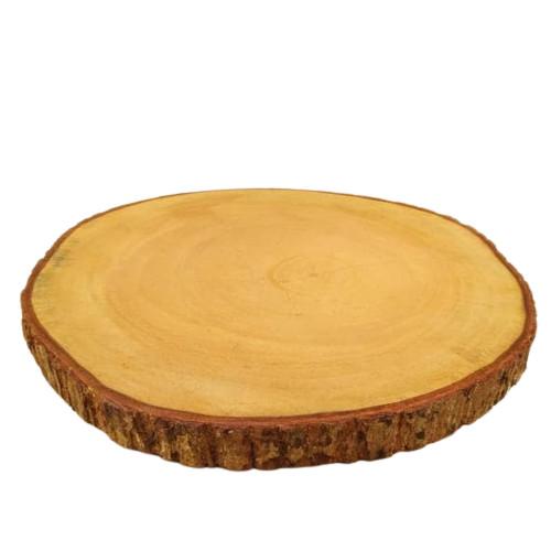 Jual Potongan Kayu Dengan Kulit Dm 40cm Talenan Bulat Alas Foto ...