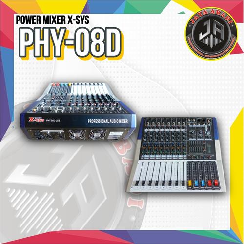 Jual POWER MIXER 8 CHANNEL X-SYS PHY-08D ORIGINAL - Kota Surabaya ...