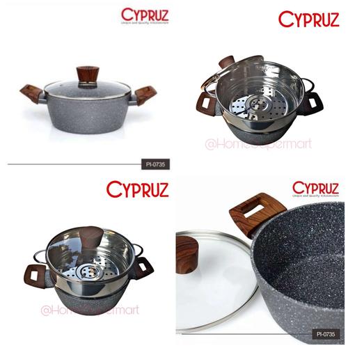 Jual Cypruz Panci 20cm 24cm Casserole Panci Steamer Klakat Panci Dimsum ...