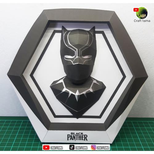 Jual MARVEL 3DPAPERCRAFT KERTAS miniatur DIY Papercraft - BLACK PANTHER ...