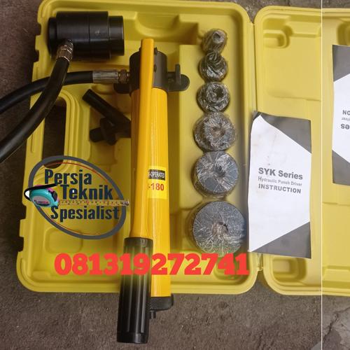 Jual Hydraulic punching Alat Pembolong plat besi Hidrolik hole punch ...