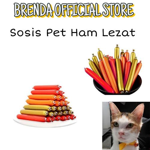 Jual SOSIS PET HAM Kucing Anjing Snack Cemilan - Sosis Emas - Jakarta ...