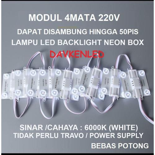 Jual Lampu LED Backlight 220V / Lampu LED Modul Backlight Neon Box 220V ...