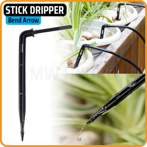 Promo Stick Dripper Bend Arrow - Drip Stik Bengkok - Hidroponik Irigasi ...