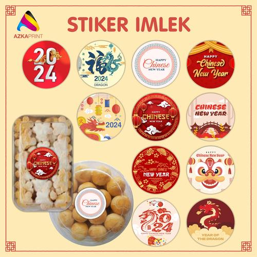 Jual Stiker Imlek - Sticker Chinese New year - SBL-IMK-3, 5x5cm - Kota ...