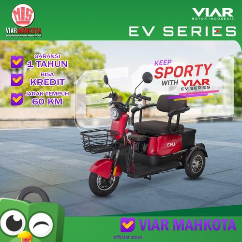 Jual ER1 Sepeda Listrik Roda Tiga VIAR - Merah, JAKARTA - Jakarta Pusat ...
