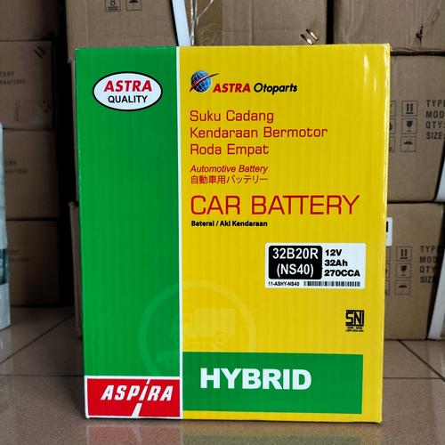 Jual AKI ASPIRA PREMIUM NS40 / 32B20R 12V - 32AH by Astra Otoparts ...