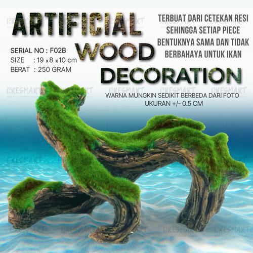 Jual KAYU IMITASI AQUASCAPE HIASAN DEKORASI AQUARIUM TANAMAN AKUARIUM ...