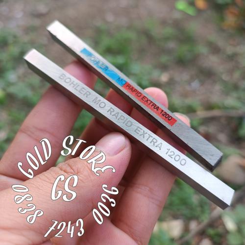 Jual Pahat Bubut Hss 1/4 x 4" 1/4 x 6" Bohler Mo Rapid Extra Square tol ...