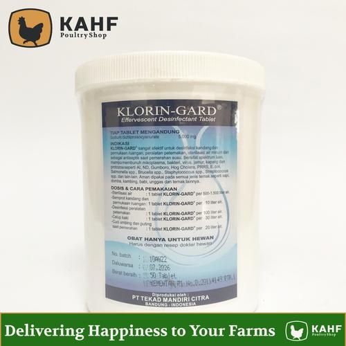 Jual Klorin gard 1 Tablet Clorin Disinfektan Effervescent Kaporit - Kab ...