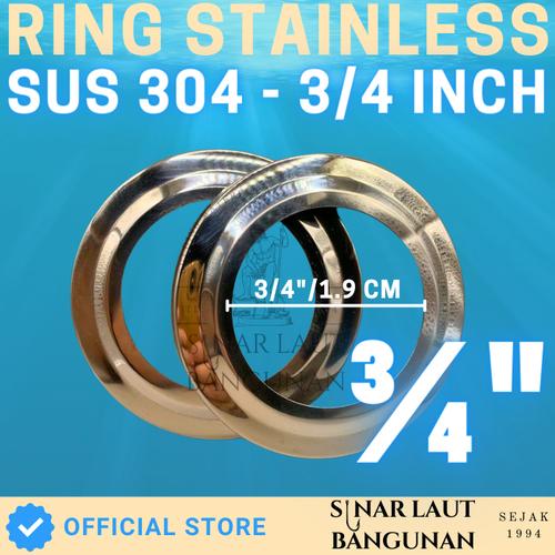 Jual RING STAINLESS SUS 304 3/4 Inch - Jakarta Utara - Sinar Laut Bangunan | Tokopedia