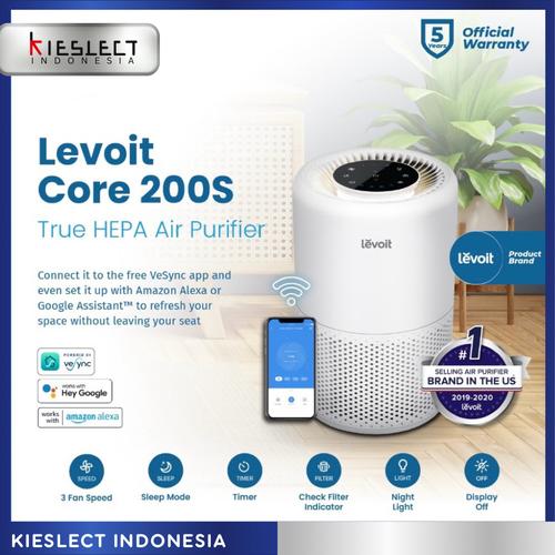 Promo Levoit Core 200S Smart WIFI True HEPA Air Purifier USA Original - Jakarta Utara - KIESLECT ...