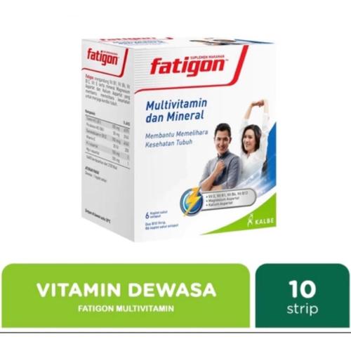 Jual Fatigon Multivitamin 1 Box isi 10 Strip - Kota Blitar - LeoSeries ...