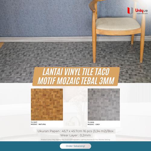 Jual Lantai Vinyl Tile Merk Taco Motif Mozaic Tebal 3mm - Vinyl Berkualitas - Harga Perm2 ...