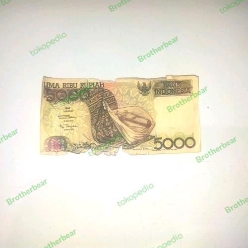 Jual Uang Kertas Lama Kuno Pecahan 5000 Sasando Danau Kelimutu - Kab ...