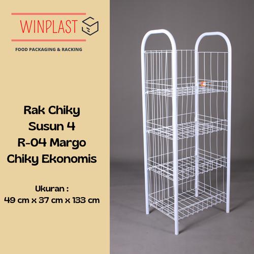 Jual Rak Chiki / Rak Display / Rak Jajan 4 Susun R-04 Margo Chiky ...