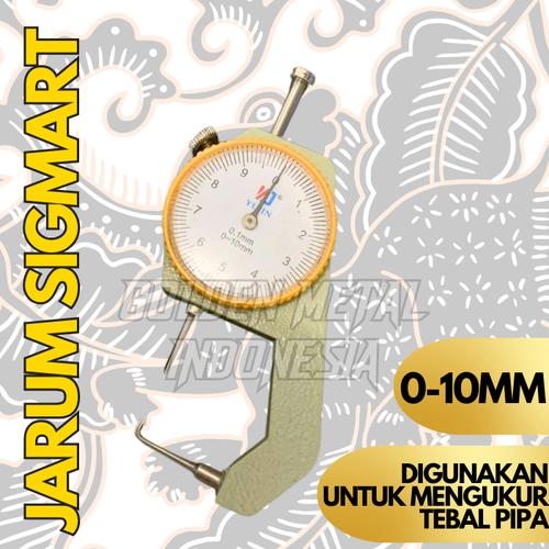Jual Jarum Sigmat Ukur Tebal Stainless Besi Plat Pipa - Jakarta Utara ...