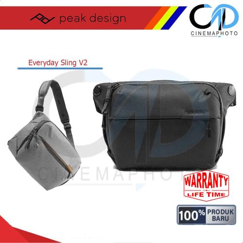 Jual Peak Design Everyday Sling 3L Peak Design V2(Ash,Black,Midnight Blue) - BLACK - Jakarta ...
