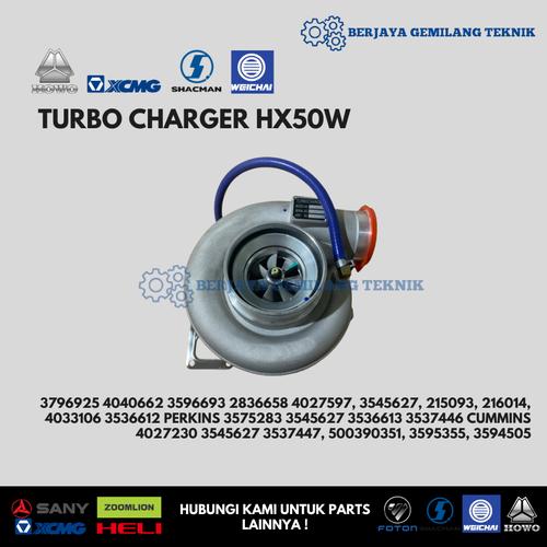 Jual Turbo Charger HX50W HOWO Sinotruck Shacman XCMG Weichai Spareparts ...