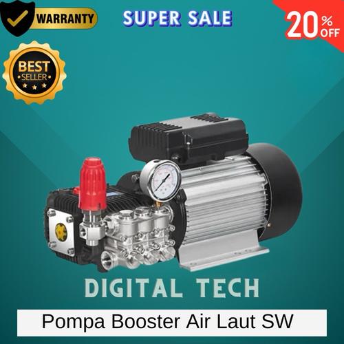 Jual SWRO Plunger Pump high pressure pump 15Lpm 100 Bar 3KW Pompa Air ...