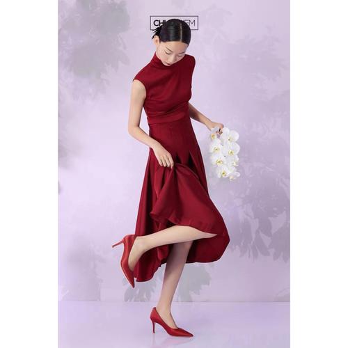 Jual Box Pleats Dress - Kota Surabaya - Chloe Liem Official | Tokopedia