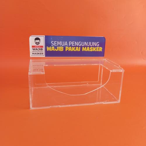 Jual Kotak Masker Akrilik/ Kotak Tempat Masker/ Akrilik Pakai Masker ...