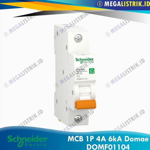 Jual SCHNEIDER MCB DOMAE 1P 4A / 1 PHASE 4 AMPERE 6KA SNI DOMF01104 - Kota Surabaya - ayubbska ...