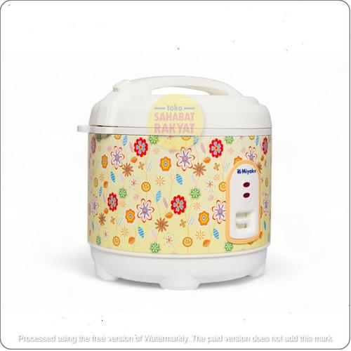 Jual Magic Com Rice Cooker Anti Lengket 3in1 Miyako MCM-609 0.6 Liter ...